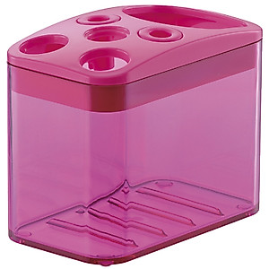 Richell Ha Yule tooth brush stand Pink 33 508 (japan import)