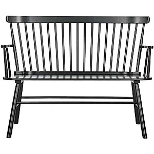 Safavieh American Homes Collection Addison Spindle Back Black Bench