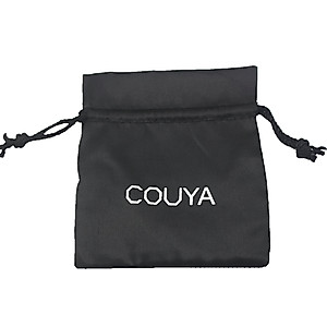 COUYA Polished Stainless Steel Split Style Ring Multilayer Stacked Knuckle Finger Rings Band (7)