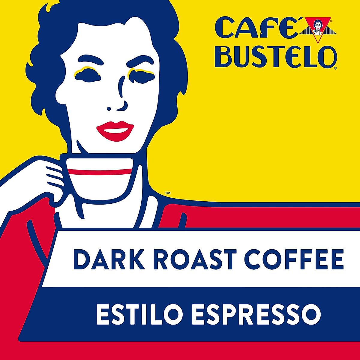 Café Bustelo Espresso Style Dark Roast Coffee, 72 Keurig K-Cup Pods