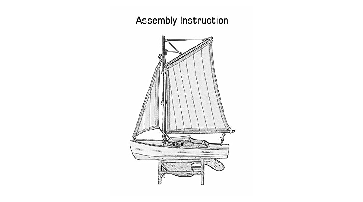 Distressed Red Wooden Sailboat Decor | Gift Boat Model