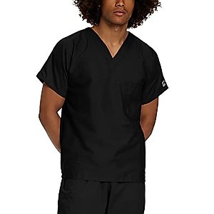 Landau Scrub Zone Unisex Relaxed Fit 1-Pocket V-Neck Scrub Top 71221
