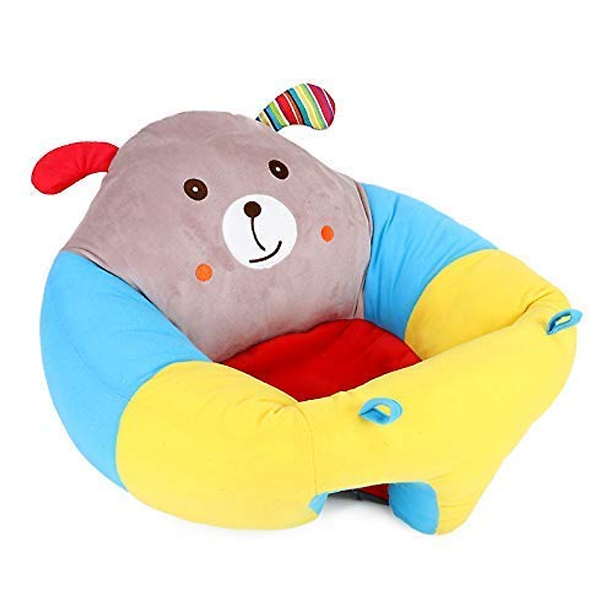 KAKIBLIN Baby Sofa Support Chair, Soft Plush Cartoon Animals Baby Sitting Chair Learning to Sit Cushion Seats for 6-16 Months Infants, Puppy