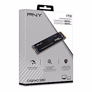 PNY M280CS2140-1TB-RB M.2 NVMe Gen4 x4 Internal Solid State Drive (SSD)