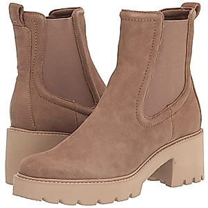 Dolce Vita Women's Hawk Fashion Boot, Mushroom Suede H2O, 7.5