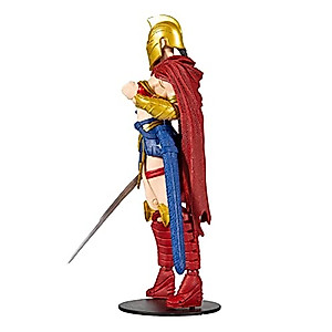 DC Multiverse 7 Inch Action Figure Comic Series - Wonder Woman with Helmet of Fate