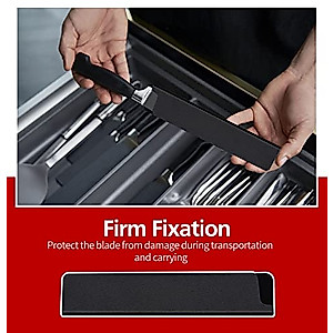 10-Piece Universal Knife Edge Guards, Non-BPA Knife Sheath, Waterproof Abrasion Resistant Felt Lined Knife Cover Sleeves Knife Protectors, Gentle on Your Blades