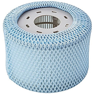 MSPAUK B0303604/B0303499 Latest Filter Cartridges with Protective Nets Mesh Cover 90 Pleats Strainer Twin Pack Pool Bubble Spa Accessories-Suitable for All Mspa Hot Tubs, White