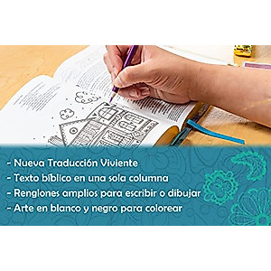 Biblia Inspira NTV (SentiPiel, Acuarela rosa): La Biblia que inspira tu creatividad (Spanish Edition)