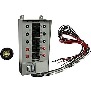 Reliance Controls 30310A Pro/Tran 10-Circuit 30-Amp Indoor Generator Transfer Switch