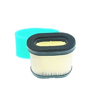 MOWFILL 498596 Air Filter Replace for BS 5059 690610 697029 OEM Air Cleaner Cartridge with 273356 Pre Filter Fits Lawn Mower Air Cleaner Element