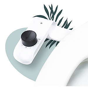 Modern Bidet Attachment for Toilet With Adjustable Water Pressure And Female-Friendly Wash and Rear Wash - Fresh Water Sprayer Bidet - Self-Cleaning and Non-Electric - Easy to Install & BPA Free