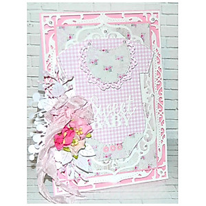 Baby Clothes Metal Die Cuts,Cutting Dies for Card Making Clearance,Embossing Dies for Scrapbooking, DIY Album Paper Cards Art Craft Decoration