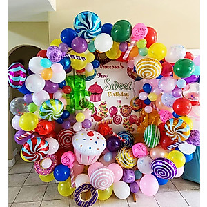 LANGXUN Φ7.2ft Gold Balloon Arch kit, Circle Metal Party Decoration, for Birthday Party Decoration, Wedding Decoration, Graduation Decorations and Baby Shower Photo Background Decoration