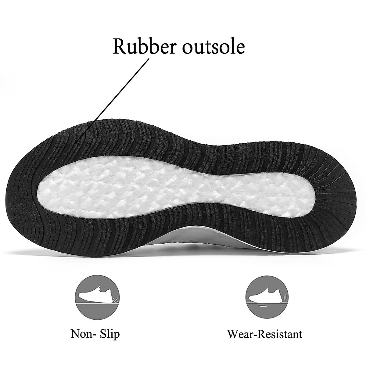 Men's Walking Shoes Fashion Running Lightweight Sneakers Tennis Casual Workout Cross Trainers Zapatillas para Hombre White