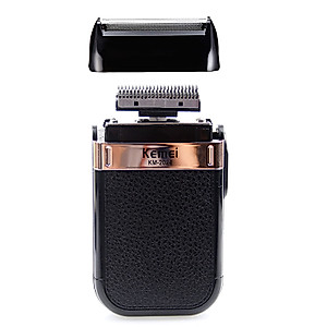 KEMEI Men's Electric Razor Waterproof Reciprocating Razor Cordless Precision Beard Trimmer Twin Blade USB Rechargeable Grooming Razors,Shaving & Hair Removal Products