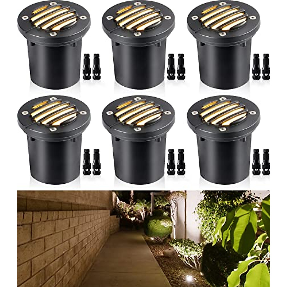 SUNVIE 12W Low Voltage Landscape Lights - Waterproof & Anti-Glare LED ...