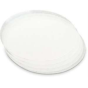 KooK Round Parchment Paper in Resealable Packaging, White (200, 9 inch)