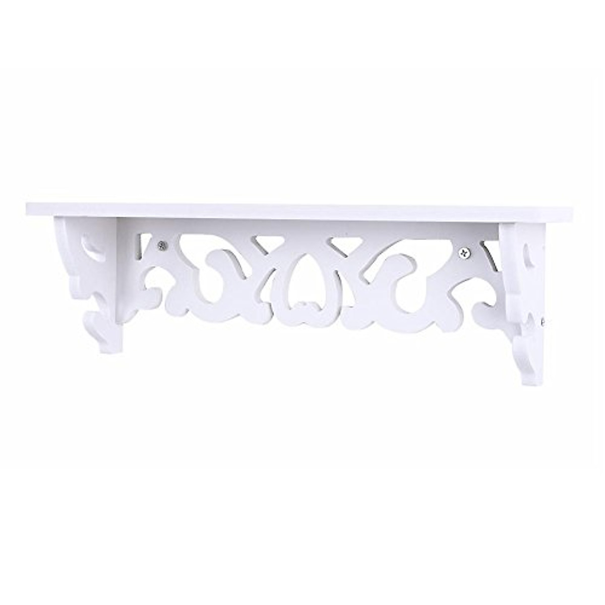 Floating Shelves Wall Mounted, Shelf Display Floating Nesting Wall Decorative Mount Ledge Storage White