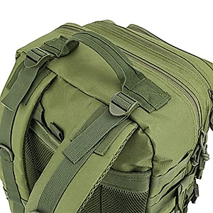 REEBOW GEAR Military Tactical Backpack Large Army 3 Day Assault Pack Molle Bag Boys Backpacks for School Army Green