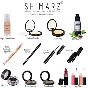 Shimarz Black Eyeliner Pencil for Women with Sensitive Eyes, Hypoallergenic, Smudgeproof Cats Eyes Results, 0.3 oz (Pack of 1)