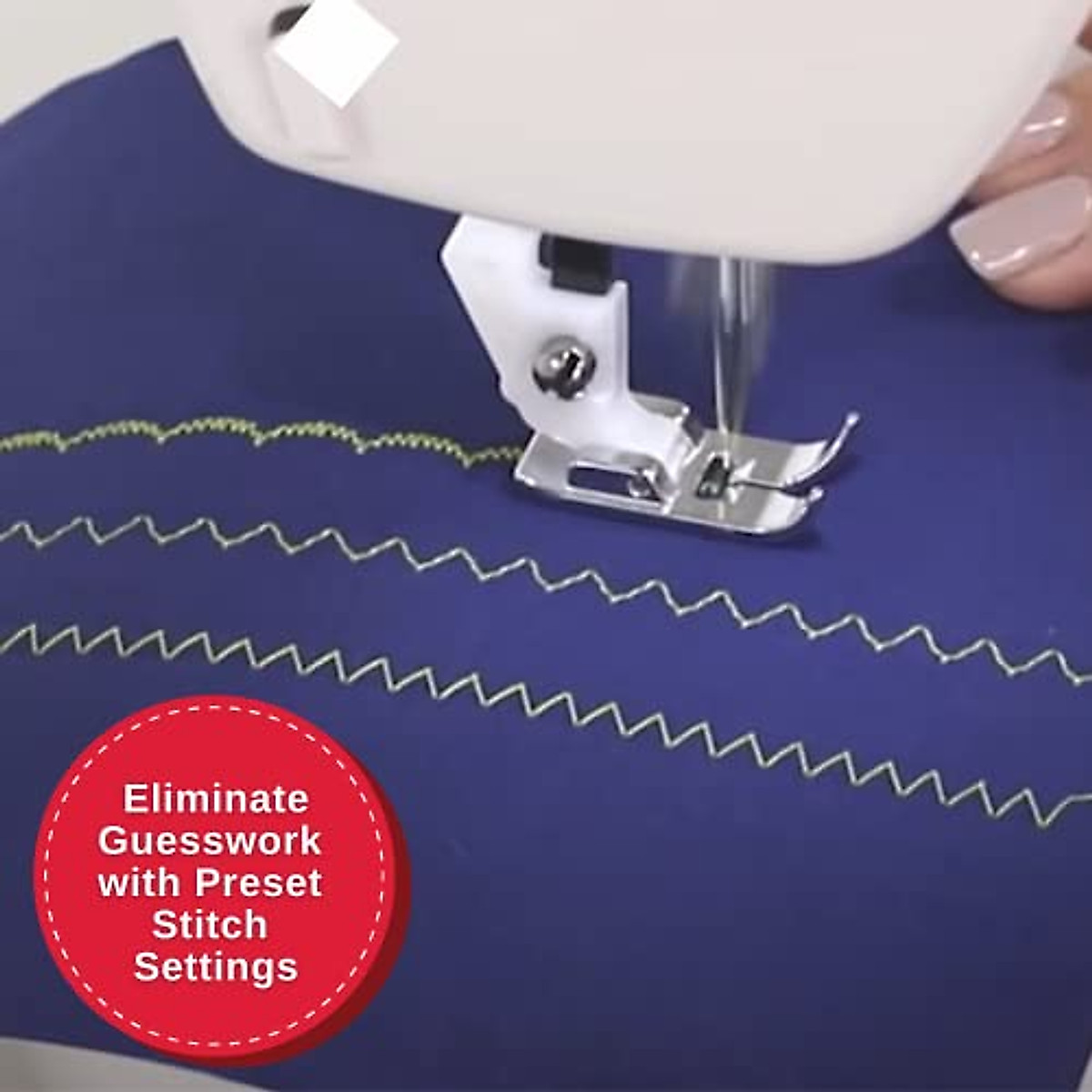 SINGER | M2100 Sewing Machine With Accessory Kit & Foot Pedal - 63 Stitch Applications - Simple & Great for Beginners