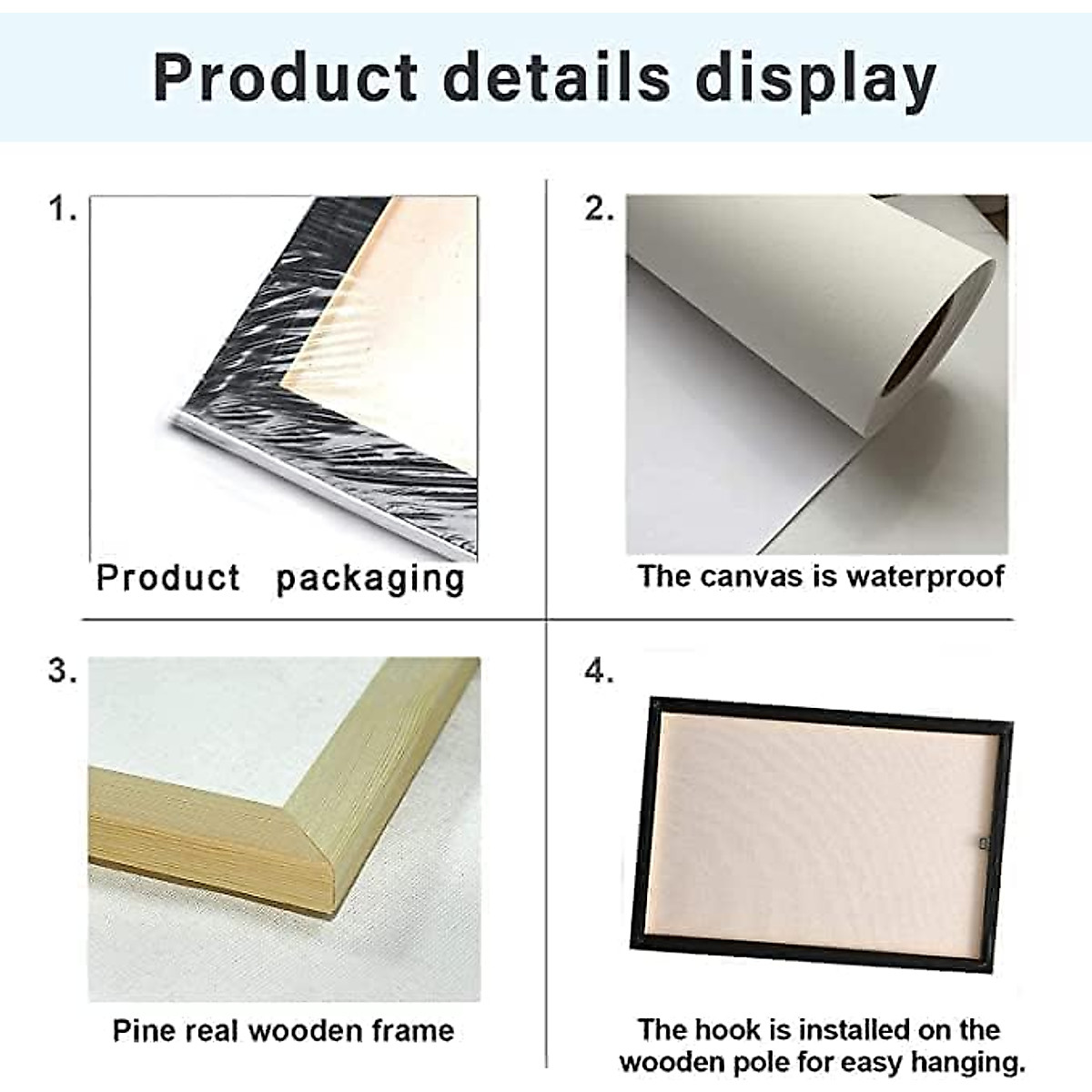 CANVAS WALL ART,farmhouse bathroom decor,art wall decor,Walk a little plainer Daddy Gift for Him Dad Husband Father's Day Poem for dads,(8x12inch) Wooden Framed art wall decor bedroom room decor