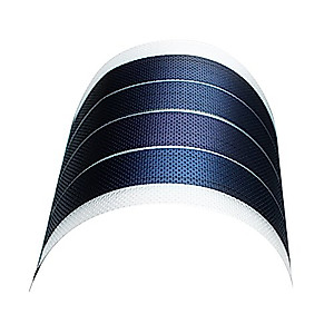 Fexible Solar Panel DIY 1W 6V Battery Charger Thin Film Solar Cell Epoxy for Battery Power LED (Translucent)