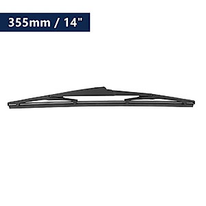 X AUTOHAUX Car Rear Windshield Wiper Blade Arm Set for Chrysler Pacifica 2016-2020 14 Inch