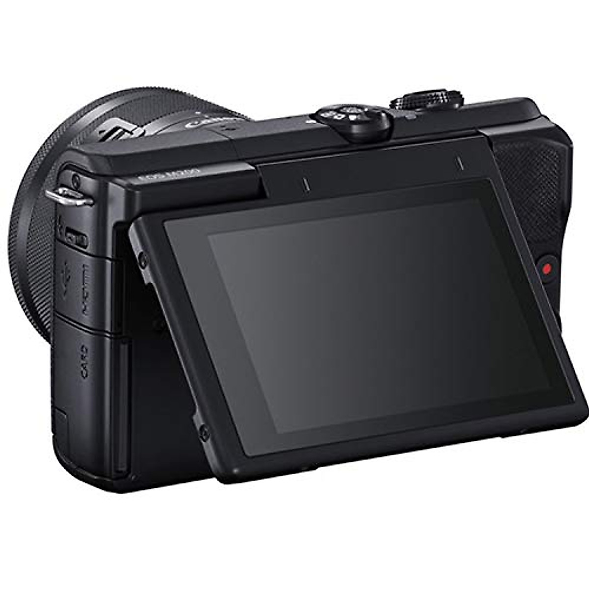 Canon EOS M200 Mirrorless Digital Camera with EF-M 15-45mm f/3.5-6.3 is STM Lens + 100S Sling Backpack + 128GB Memory Cards, Professional Photo Bundle (40pc Bundle)