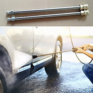 2Pcs Pressure Washer Extension Wand, 13 inch Jet Wash Extension Lance with 1/4 Inch Quick Connect for Power Washer