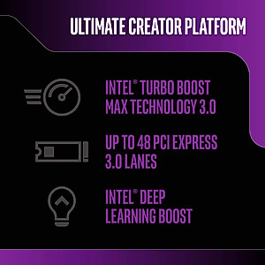 Intel Core i9-10900X Desktop Processor 10 Cores up to 4.7GHz Unlocked LGA2066 X299 Series 165W (BX8069510900X)