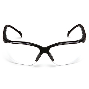 Pyramex SB1810S Venture II - Black Frame with Clear Lens Safety Glasses