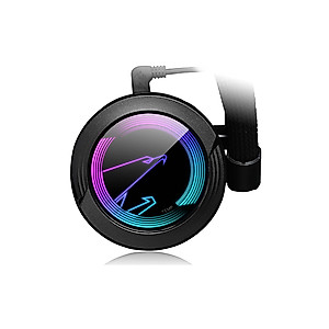 AORUS WATERFORCE 240 AIO Liquid CPU Cooler, 240mm Radiator with 2X 120mm Low Noise ARGB Fans, Rotatable ARGB Lighting Panel Design, Compatible with Intel LGA1700 (GP-AORUS WATERFORCE 240), Black