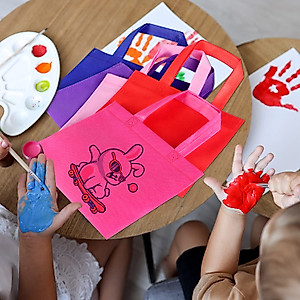 SPERPAND 30Pcs Small Gift Bags with Handles, Holiday Gift Bags Treat Tote Party Favor Bags Goodie Bags for Kids Birthday, Baby Shower, Christmas Gift Bags