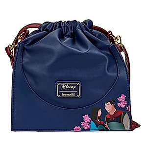 Loungefly Disney Mulan Castle Cinch Sack Crossbody Bag Mulan One Size