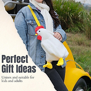 FABMODE Chicken Purse Rooster Bag Adjustable Shoulder Strap (1 Chick Purse)
