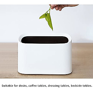 SOUJOY 3 Pack Mini Trash Can, Plastic Tiny Desktop Trash can, Waste Garbage Bin, Wastebasket Dispenser for Countertop, Bathroom, Vanity, Desktop, Tabletop or Coffee Table