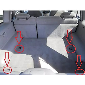 EACCESSORIES EA Rear Trunk Organizer Cargo Net for Mercury Mountaineer 1997-2001– Floor Style Cargo Net for SUV - Premium Mesh Elastic Car Trunk Organizer – Compatible with Mercury Mountaineer