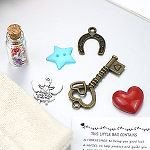 LUOKIFUR Good Luck Meaning Small Bag Accessory Gift Lucky Souvenir Friendship/Miss You Gift Good Luck in Examination positivity gift (good luck)