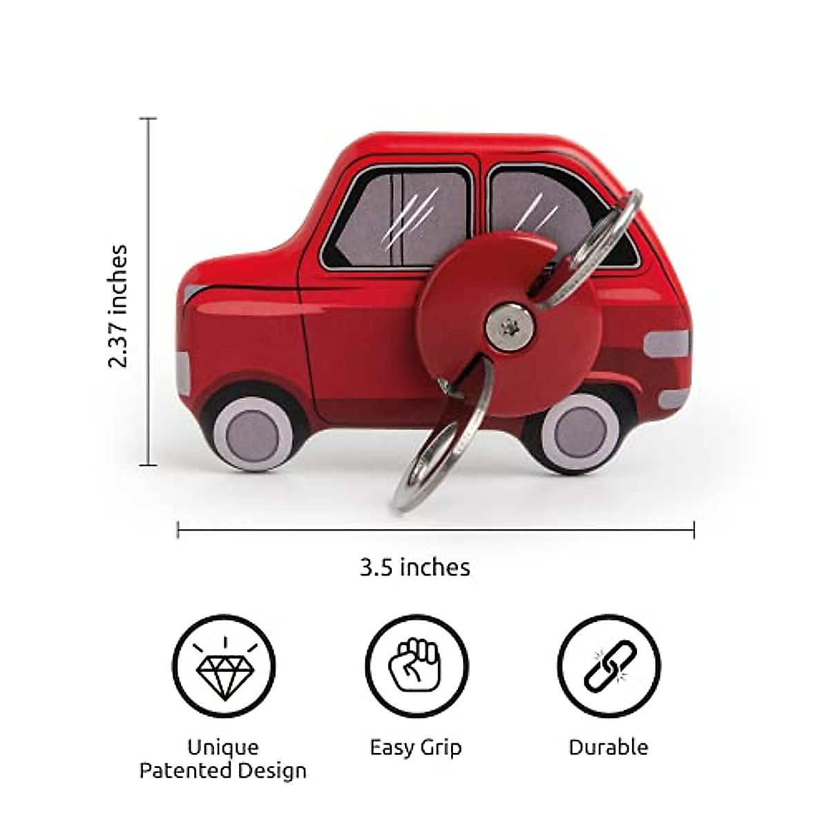 OTOTO Can Do Manual Can Opener - Handheld Can Opener Manual - Easy Grip & Durable Safety Can Opener - Fun Kitchen Gadgets Design, Kitchen Gifts - Small Easy Can Openers