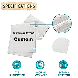 Custom Table Runner 36"x72"with Business Logo or Your Text Personalized Tablecloth Runners Customize with Logo for Birthday Wedding Anniversary Tradeshow Events