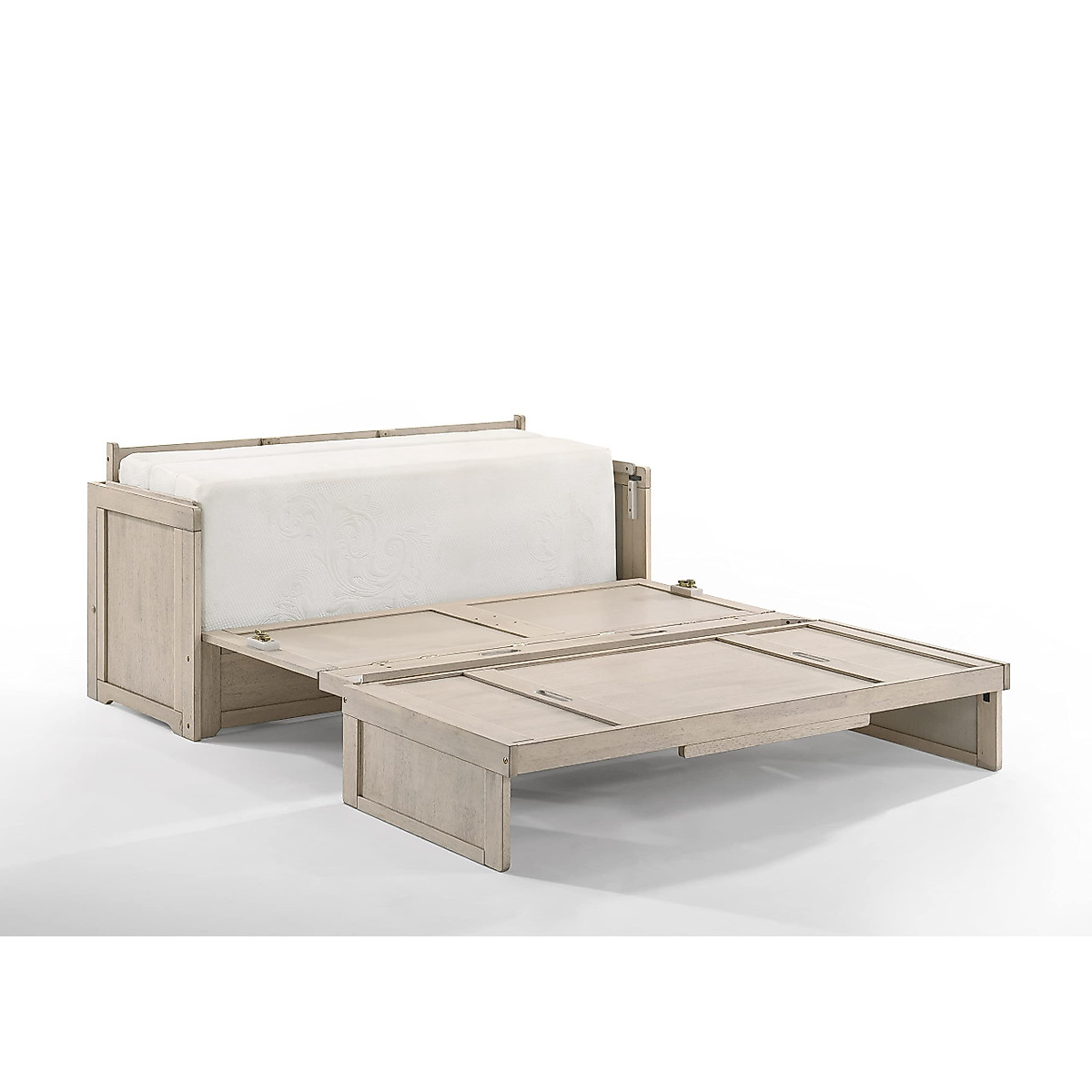 Night & Day Murphy Cube Cabinet Bed (Antique White) Queen 80 x 60