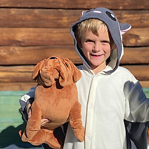 Randimals Sea Lion Plush Stuffed Toy Mastiff Dog Face 15”, Soft & Huggable, Premium Quality Hybrid Animal Friend Encourages Adventure & Imagination