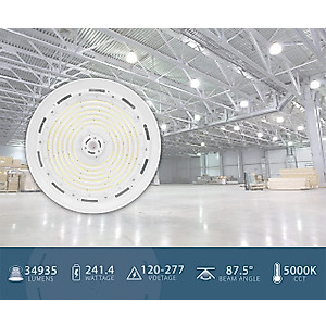 HBC4 240W White LED UFO High Bay in 5000K