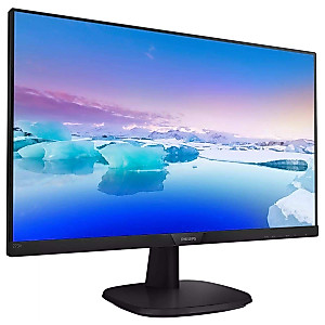 PHILIPS 273V7QJAB 27" Frameless Monitor, Full HD 1920x1080, IPS, Built-in Speakers, VESA, 4Yr Advance Replacement Warranty