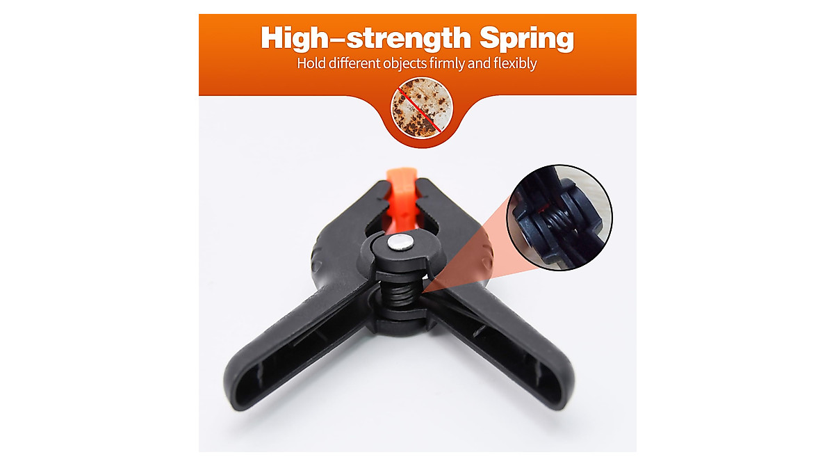 30 Pack Heavy Duty Spring Clamps for Crafts and Photography