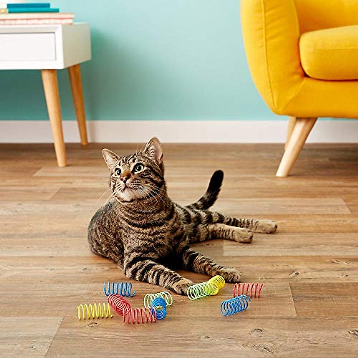 SPOT Ethical Products Ethical Wide Colorful Springs Cat Toy, Medium Breeds
