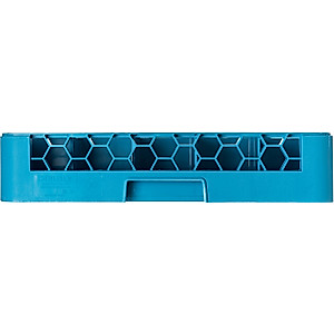 Carlisle FoodService Products RG2514 OptiClean 25 Compartment Glass Rack, 3.5" Compartments, Blue (Pack of 6)