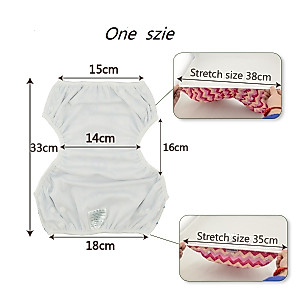 ALVABABY Swim Diapers 2pcs Reusable Adjustable & Washalbe for Boys & Girls 0-2 Years Baby Boy DYK13-14